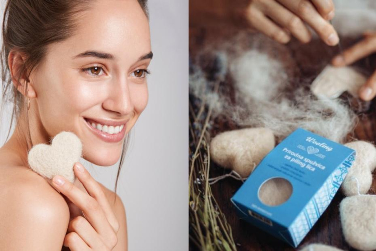 Wooling spužvica od domaće vune novi je prirodni beauty 'gadget' za ...