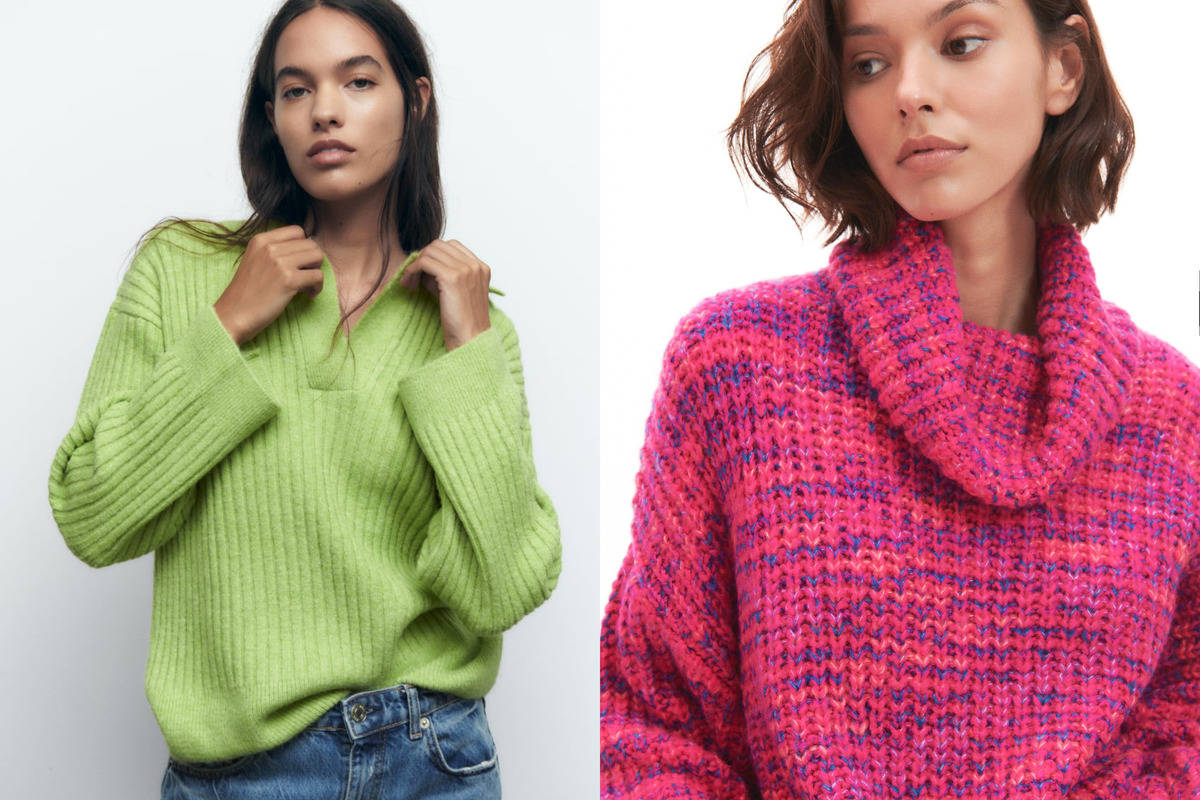 Chic jesen: Puloveri u bojama i prugicama iz omiljenih high street ...