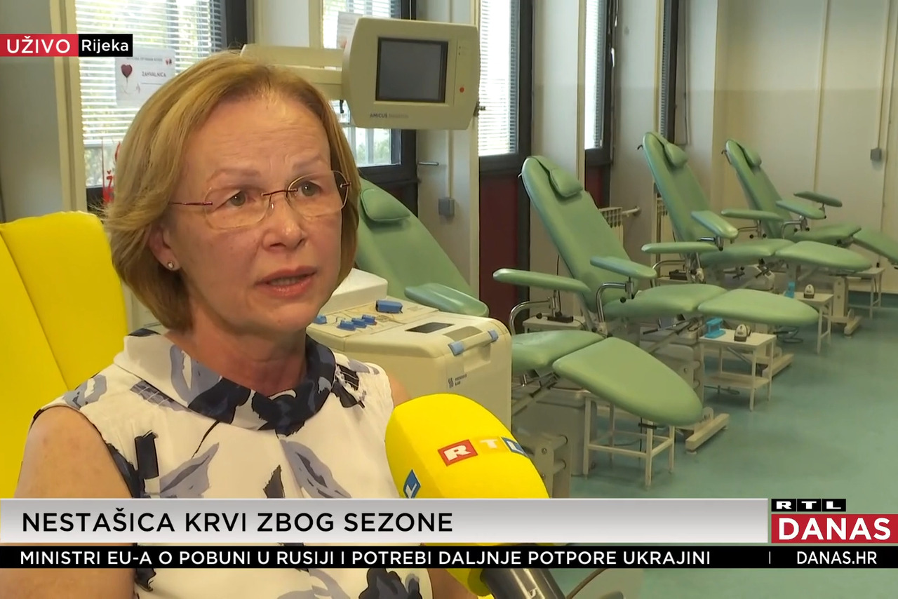 'Krv ima rok trajanja. Svaka doza vrijedi 35 dana, a trombociti svega 5 ...