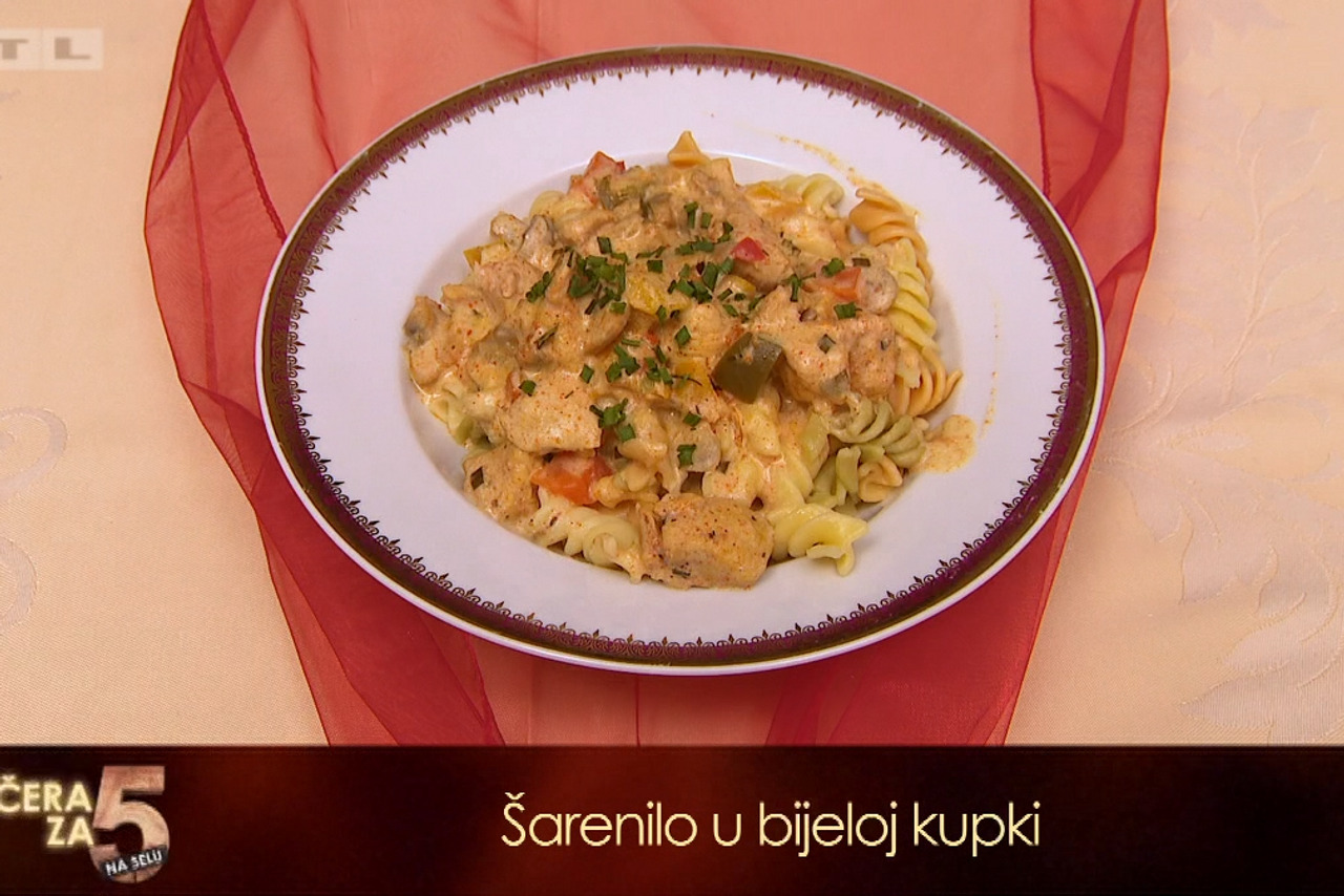 Recept za 5: Šarenilo u bijeloj kupki