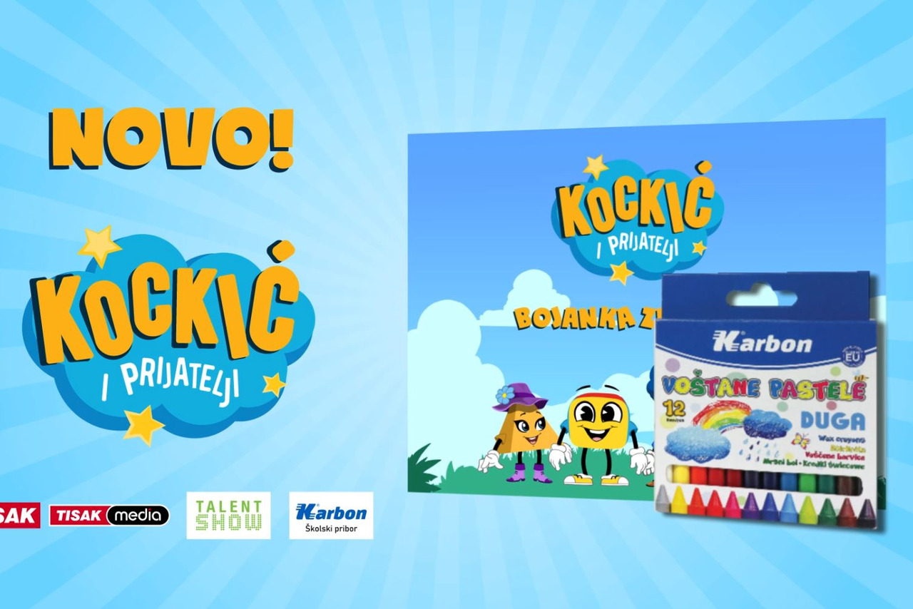 Oboji Kockića i njegove prijatelje – nova bojanka već je u prodaji!