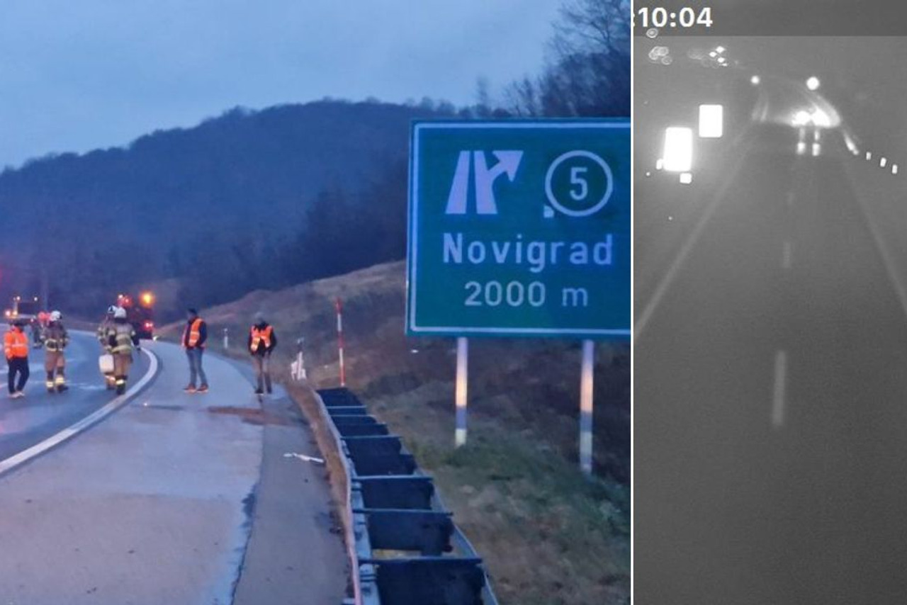 Detalji prometne nesreće pred čvorom Novigrad: U kombiju bili migranti, a u autu poginuo bračni ...