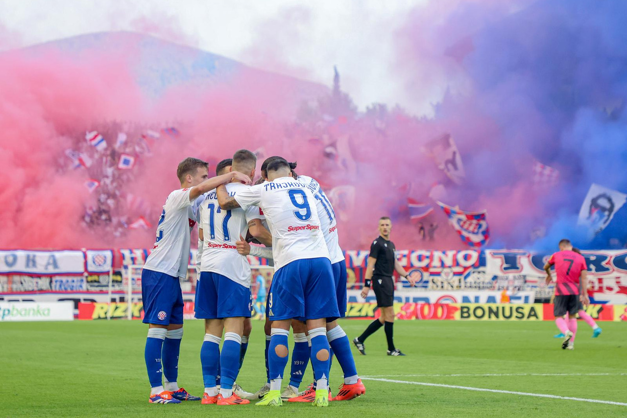 Zoran Vulić euforičan nakon s(p)retne pobjede Hajduka protiv Lokomotive ...