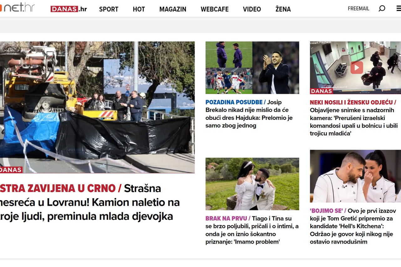 Net.hr i Danas.hr danas su postali jedan portal - Net.hr