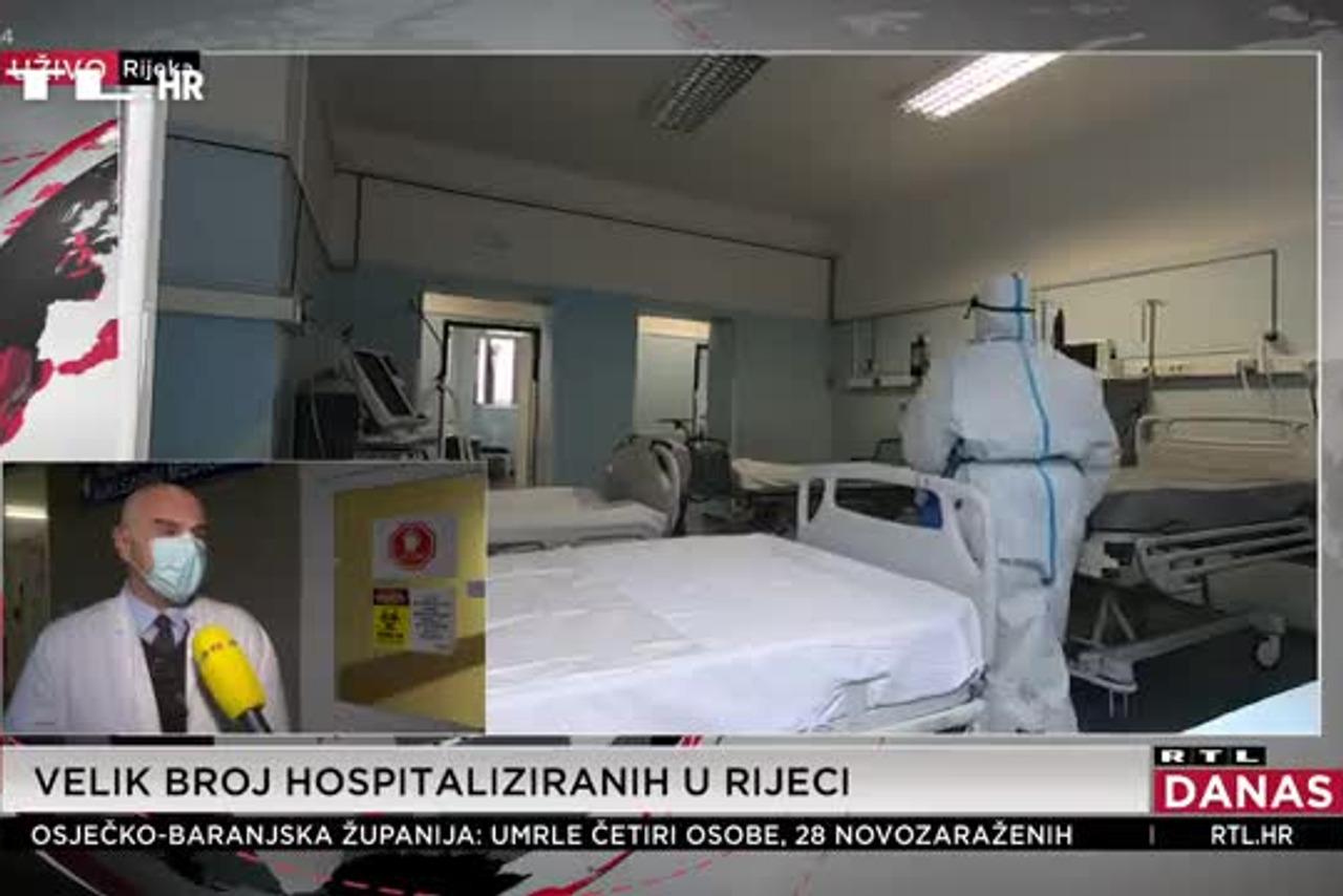 Ravnatelj KBC-a Rijeka u RTL-u Danas: 'Imamo veliki broj bolesnika s teškim simptomima. Bolest ...