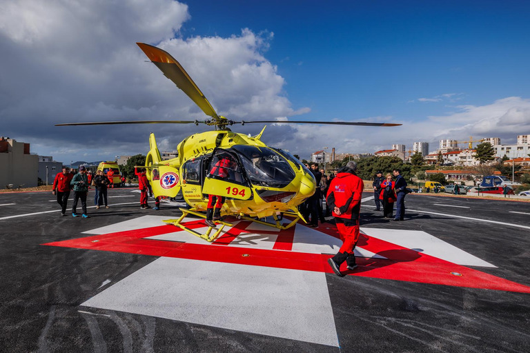 Prvi helikopter Hitne sretno sletio na rekonstruirani helidrom KBC-a ...