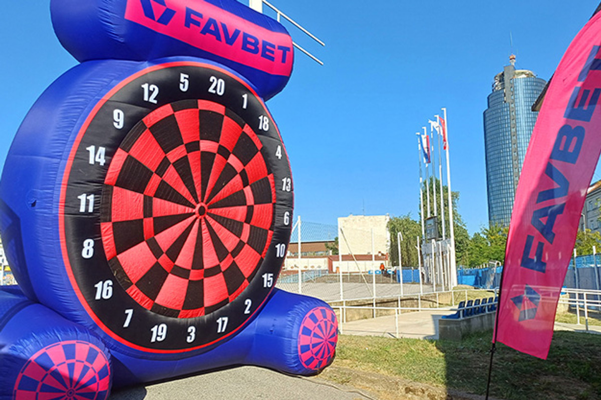 FAVBET je pripremio osvježavajuću fan zonu za navijače utakmice ...