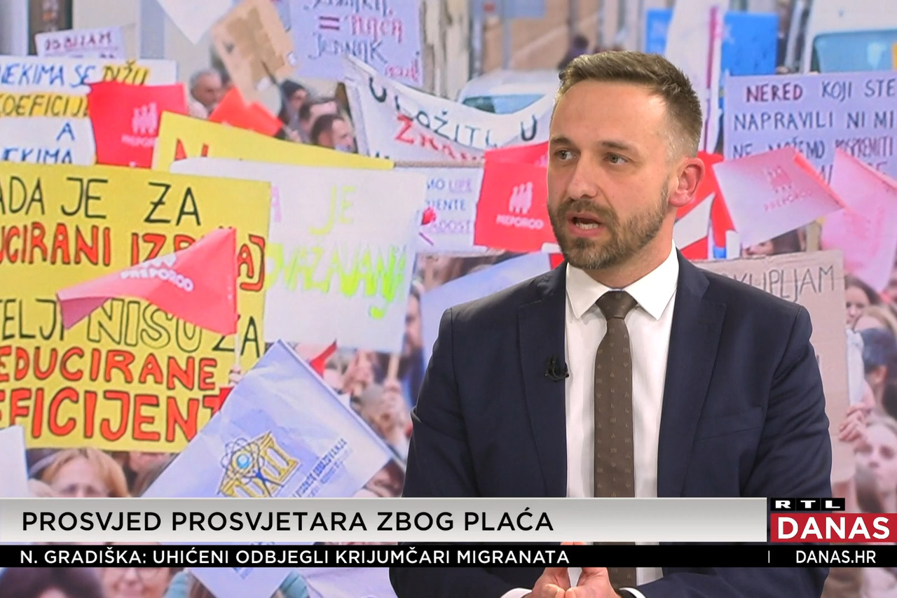 Marin Piletić u Danasu o prosvjedima i koeficijentima: 'Ako ne ostvarimo što smo naumili moj ...