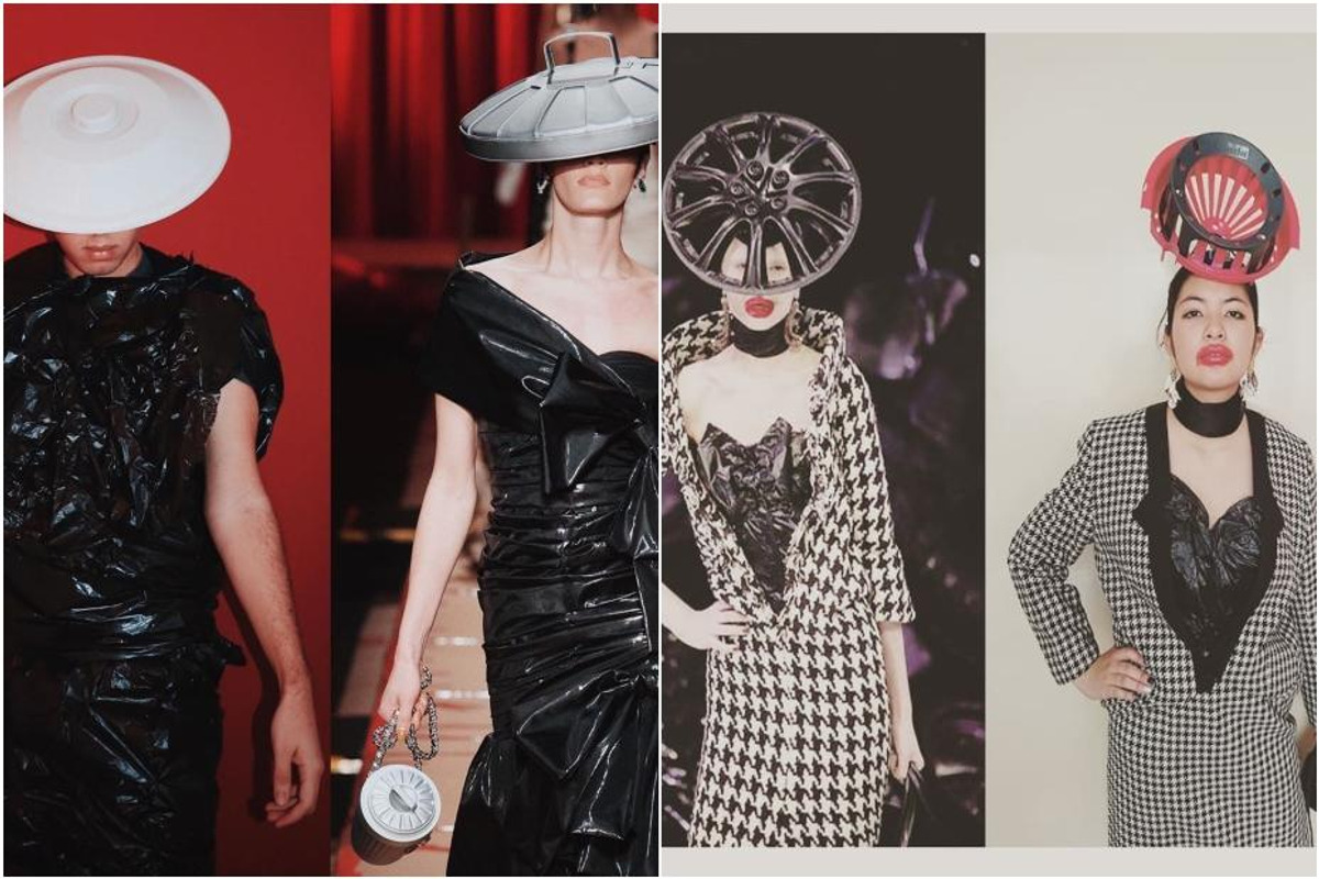 'Visoka moda' u karanteni: Rekreiraju outfite s modne piste sa stvarima ...