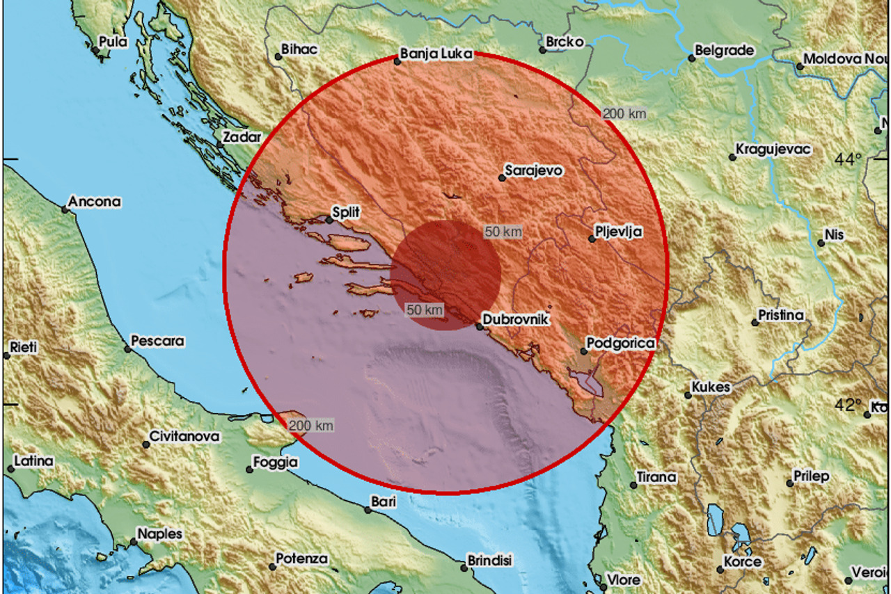 Potres u BIH, osjetio se i u Hrvatskoj: 'Jaka tutnjava i udar' - Net.hr