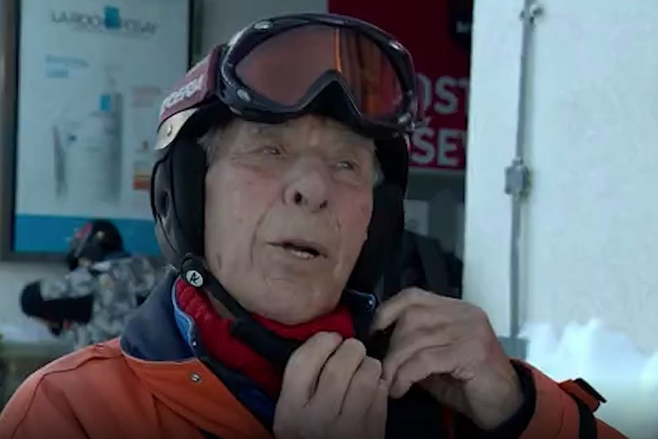 Video Franc Ima Skoro 100 Godina I Skija Kao Profesionalac Otkrio Je Tajnu Svoje Dugovječnosti