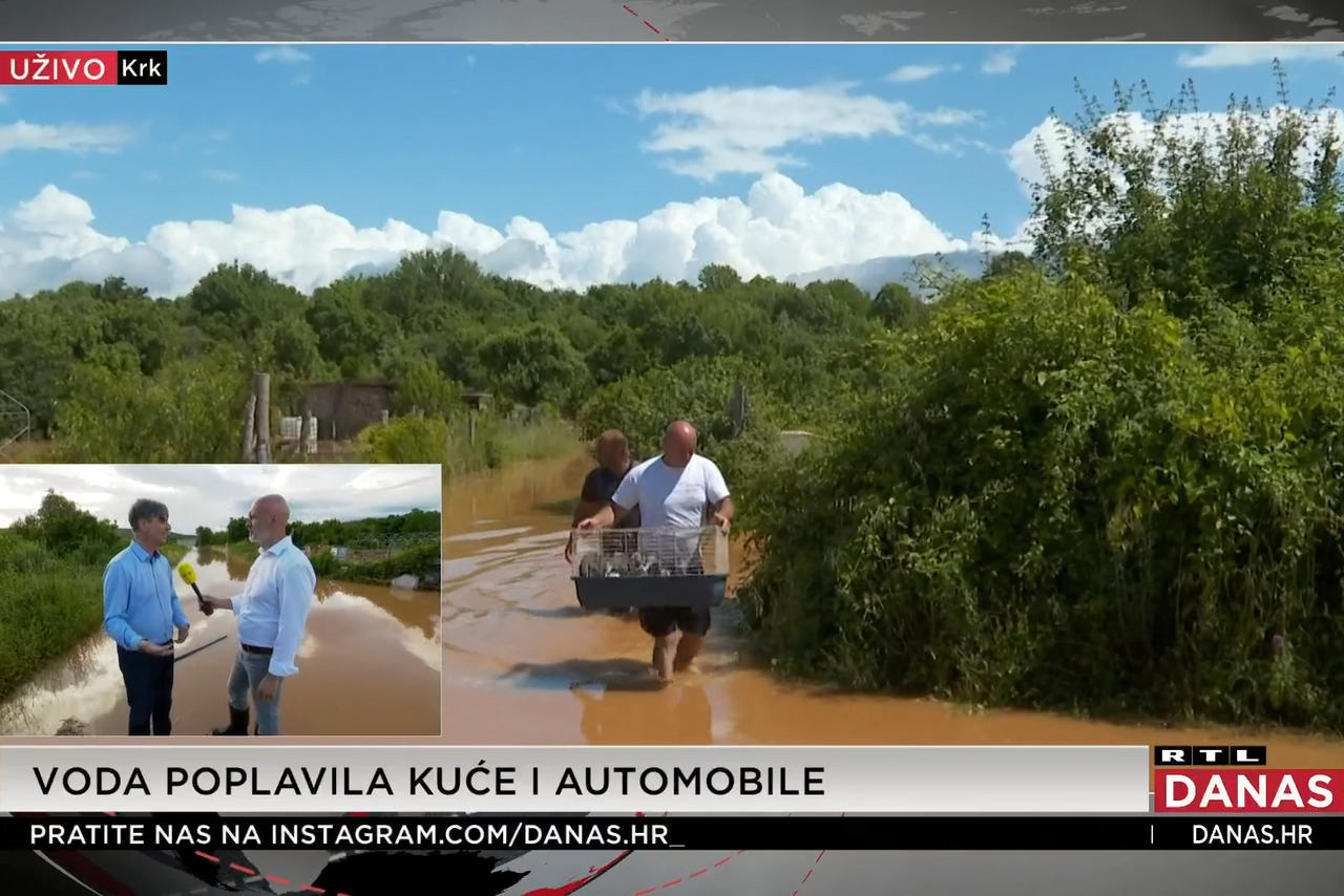 Ne pamti ovakvo što, ali gradonačelnik Krka kaže: 'Teško da ćemo proglasiti elementarnu nepogodu ...